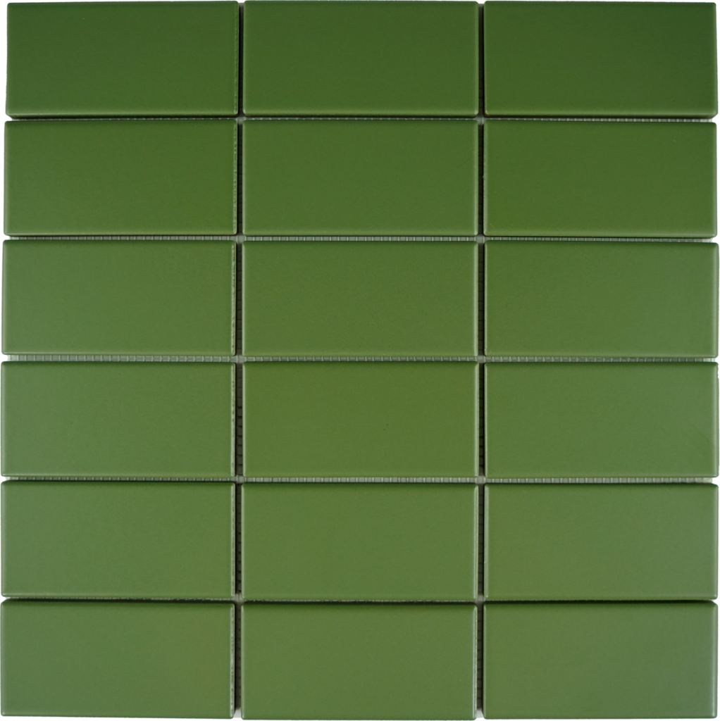 2x4 Oliva Set 2010 Porcelain Mosaic Keystone Tile